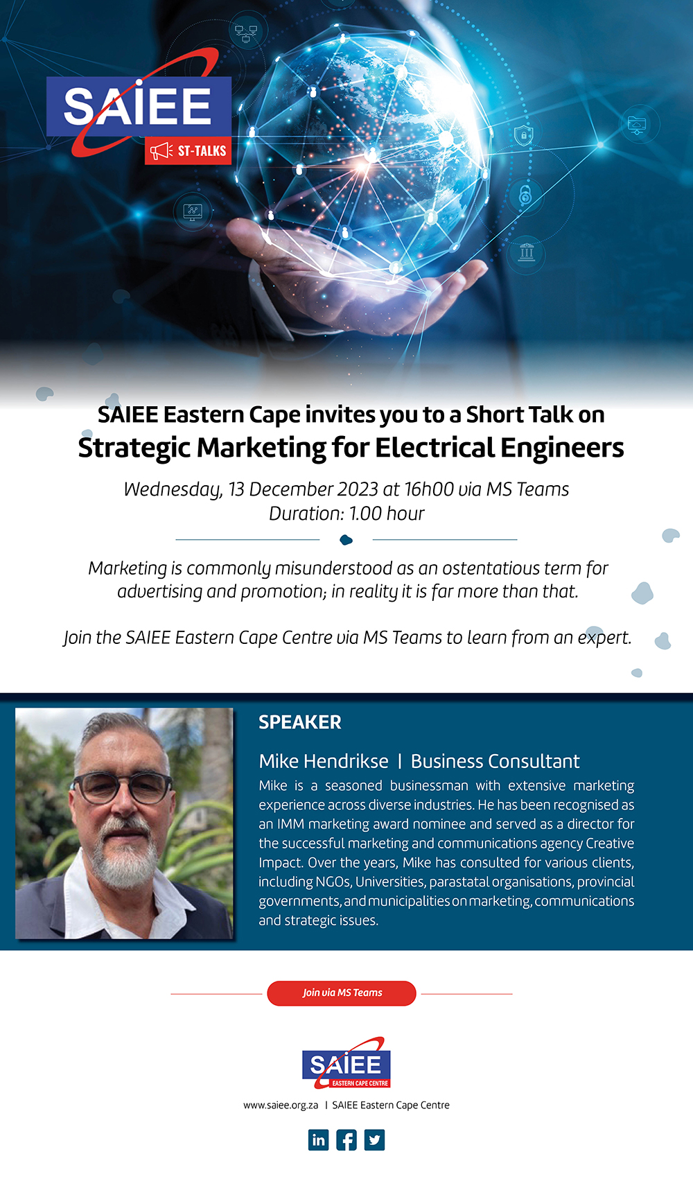 SAIEE | The South African Institute Of Electrical Engineers - SAIEE ECC ...
