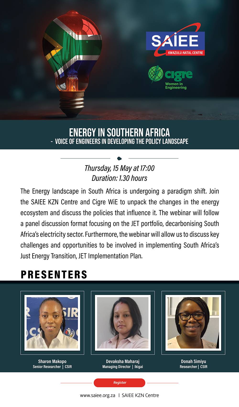 SAIEE | The South African Institute Of Electrical Engineers - Webinar ...